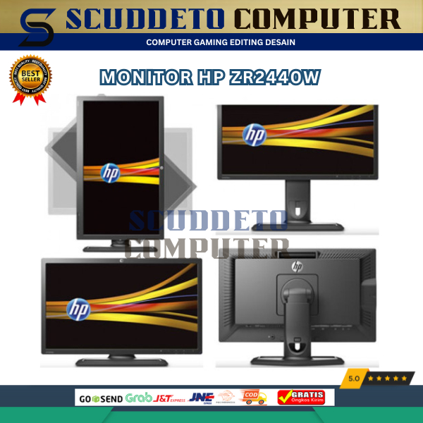 Jual LED Monitor Hp 24" Inch ZR2440w LED IPS Wide Screen HDMI Potrait ...