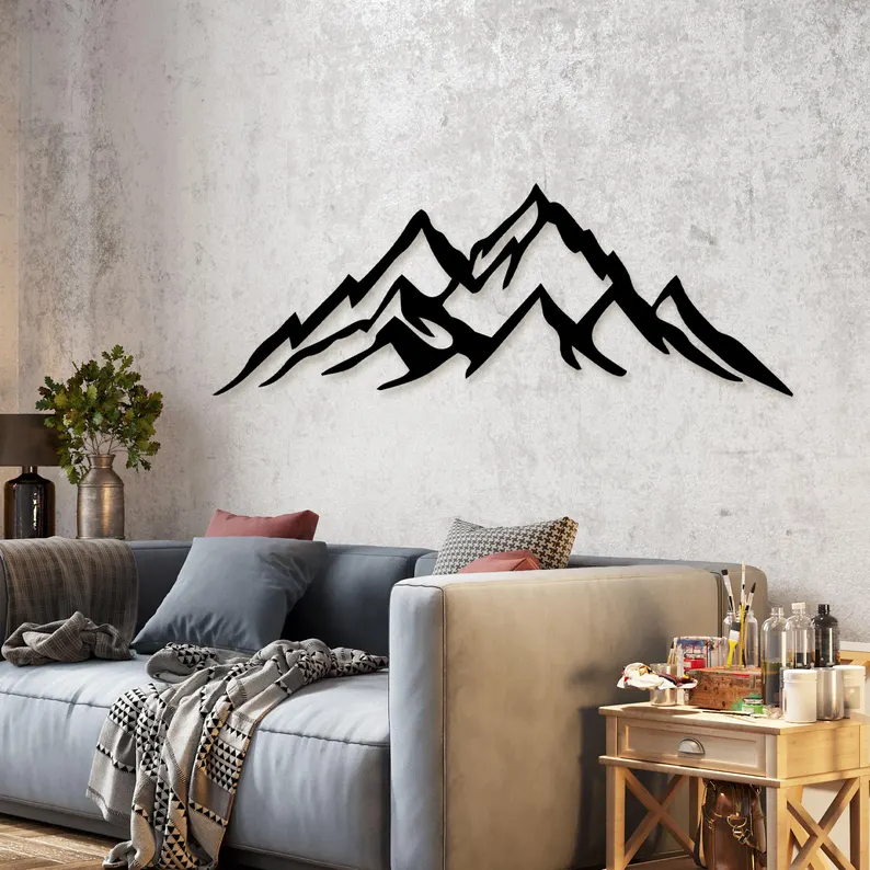 Jual READY STOK !!! LAMPU HIAS DEKORASI KEREN MOTIF MOUNTAIN Sign With ...