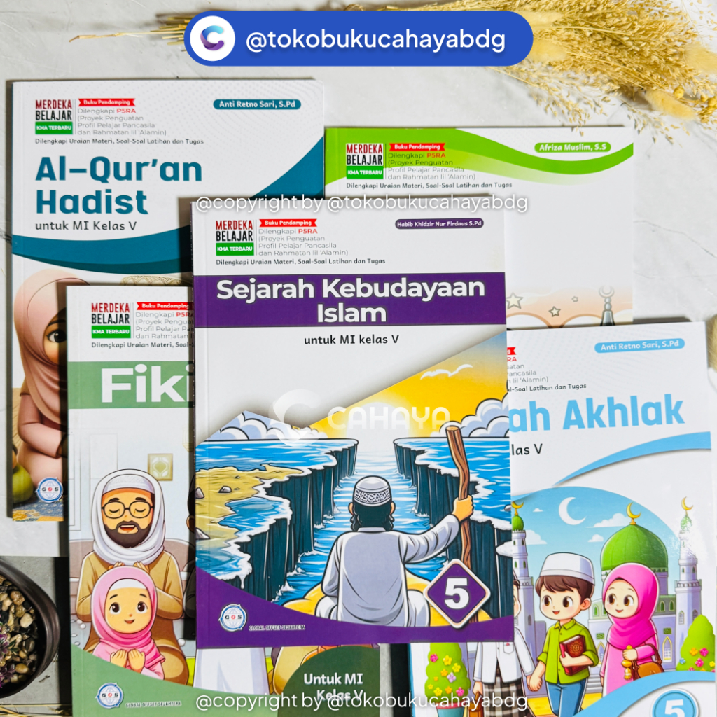 Jual Buku MI Kelas 5 GOS Kur Merdeka GLOBAL OFFSET SEJAHTERA Fikih Bahasa Arab Akidah Akhlak Al ...