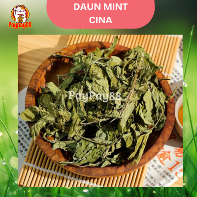 Jual Daun Mint Kering Premium / Menthol / Dried Peppermint Leaf / Bo He ...
