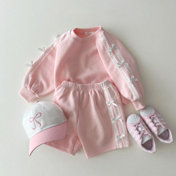 Jual SETELAN CELANA PENDEK ANAK MODEL RENDA PITA CANTIK TERBARU SETELAN ...