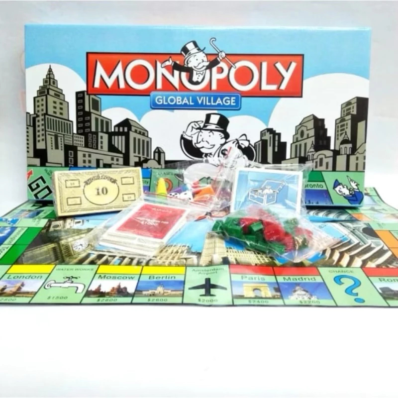 Jual Mainan Board Games Monopoly All New International 5 in 1 Monopoli ...