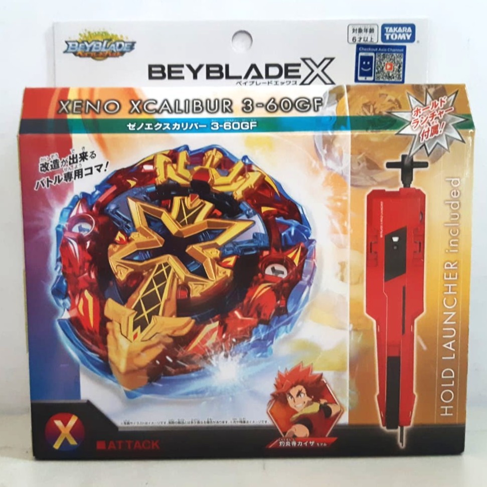 Jual TAKARA TOMY, Beyblade X BX-00 BXG-13 Xeno Xcalibur 3-60GF | Shopee ...