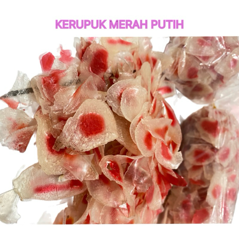 Jual KERUPUK MERAH PUTIH / KERUPUK PECAL / KERUPUK MIE SOP KHAS MEDAN ...