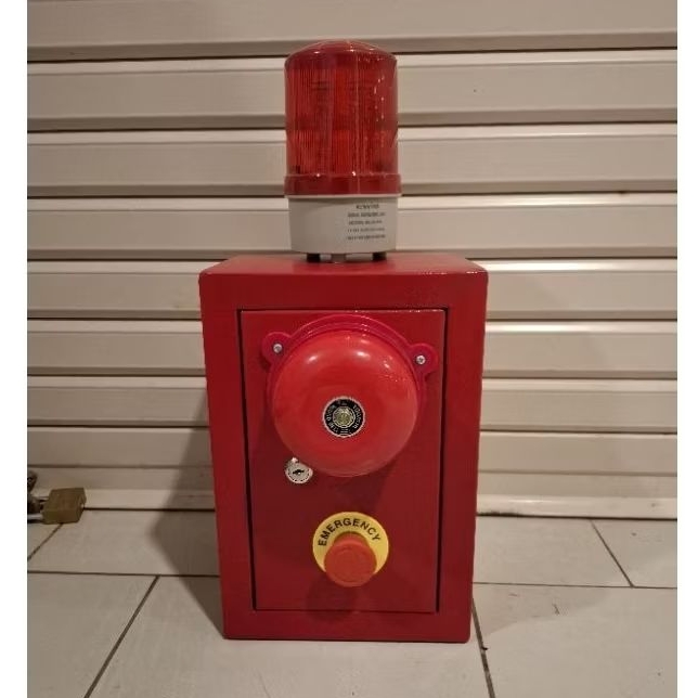 Jual Sirine Fire Alarm HYDRANT emergency Round bell kring kring set ...