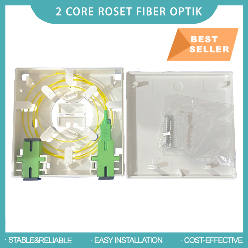 Jual Roset Fiber Optic 2 Core kosongan|Roset FO 2 Core fiber optik ...