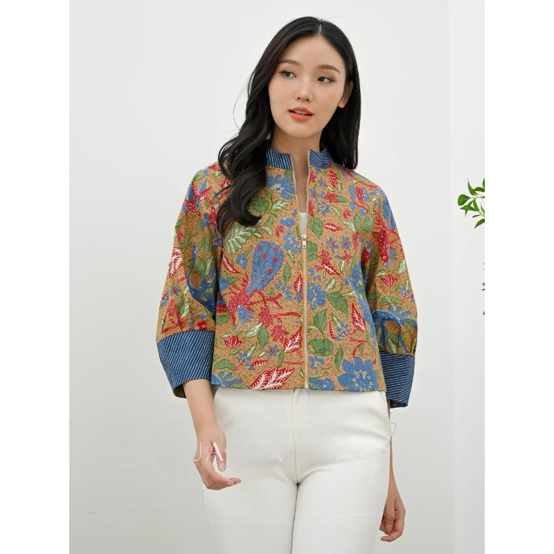 Jual Jaket batik ber nuansa Batik - 135SOP | Shopee Indonesia
