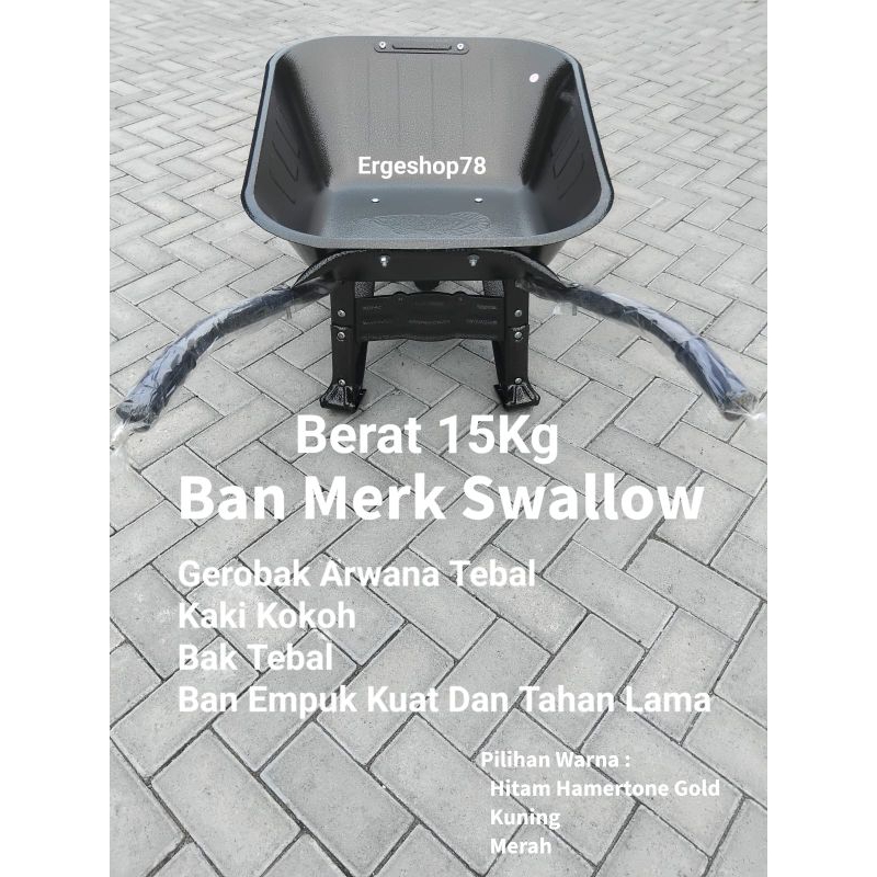 Jual Gerobak Pasir /( Expedisi Bebas ) Gerobak Proyek /Arwana Besi ...