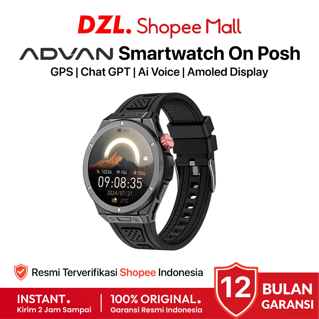 Jual DZL - ADVAN Smartwatch ON POSH Original Resmi Official Store Ori ...
