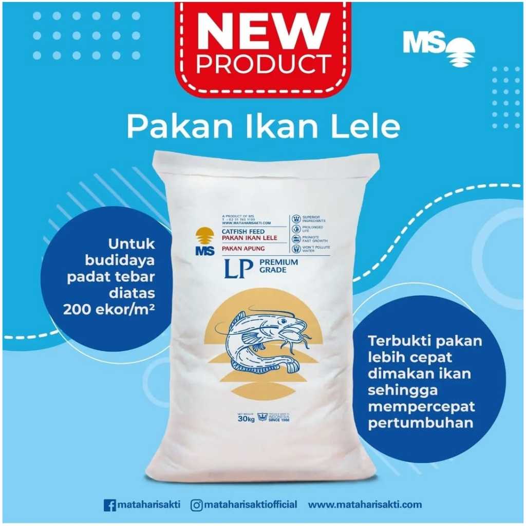 Jual PAKAN IKAN UKURAN KECIL 1MM PELET BENIH LELE TINNGI PROTEIN 33% ...