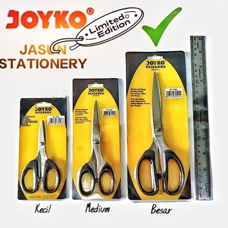 Jual Joyko Gunting Joyko Kecil SC 828 / Gunting Sedang SC 838 / Gunting Besar SC848 Joyko Big ...