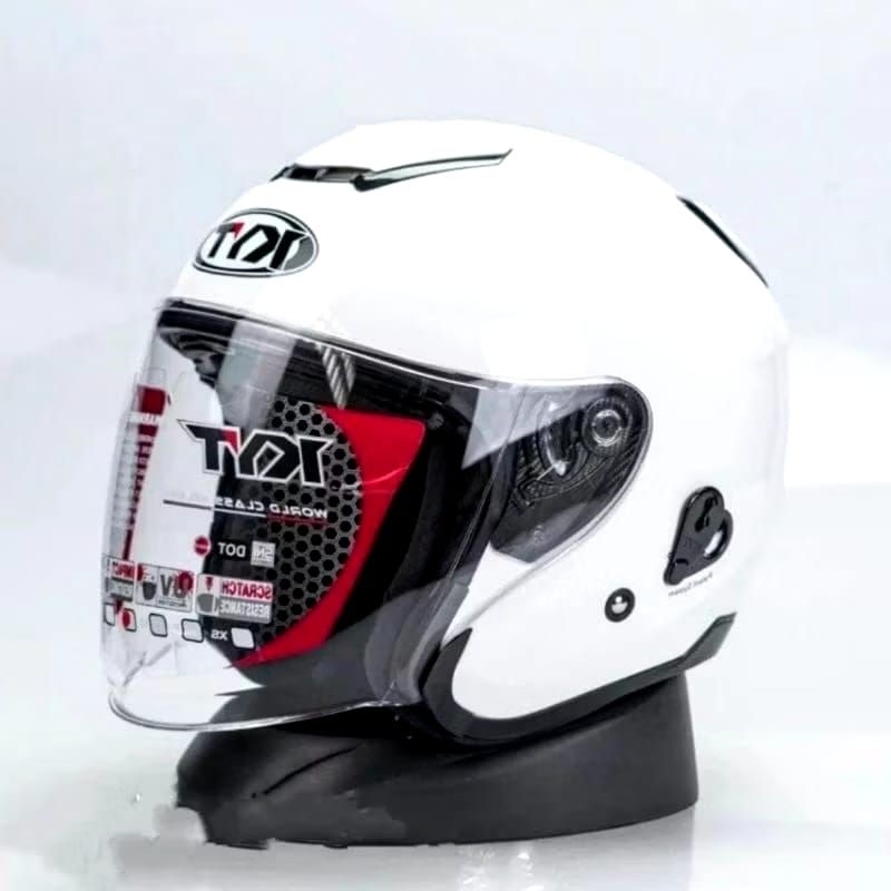 Jual HELM KYT KYOTO PUTIH TERMURAH 100% ORI/HELM KYOTO COCOK UNTUK CW ...