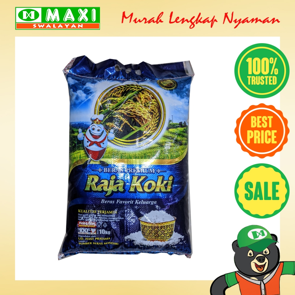 Jual Beras Raja Koki Berat 10kg | Shopee Indonesia