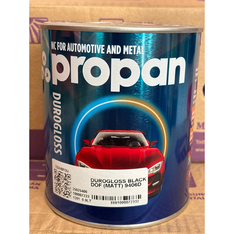Jual Cat Duco Propan Durogloss (Black Dof 9506D) 1kg | Shopee Indonesia