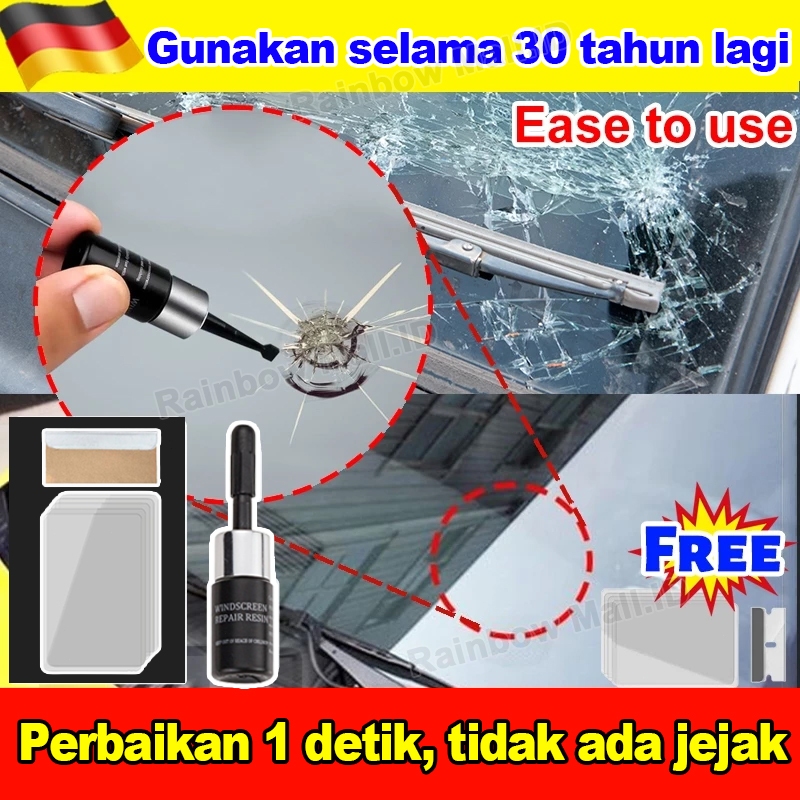 Jual [ORI] Lem Kaca Mobil Retak Tanpa Bekas Lem Kaca Aquarium Bening ...
