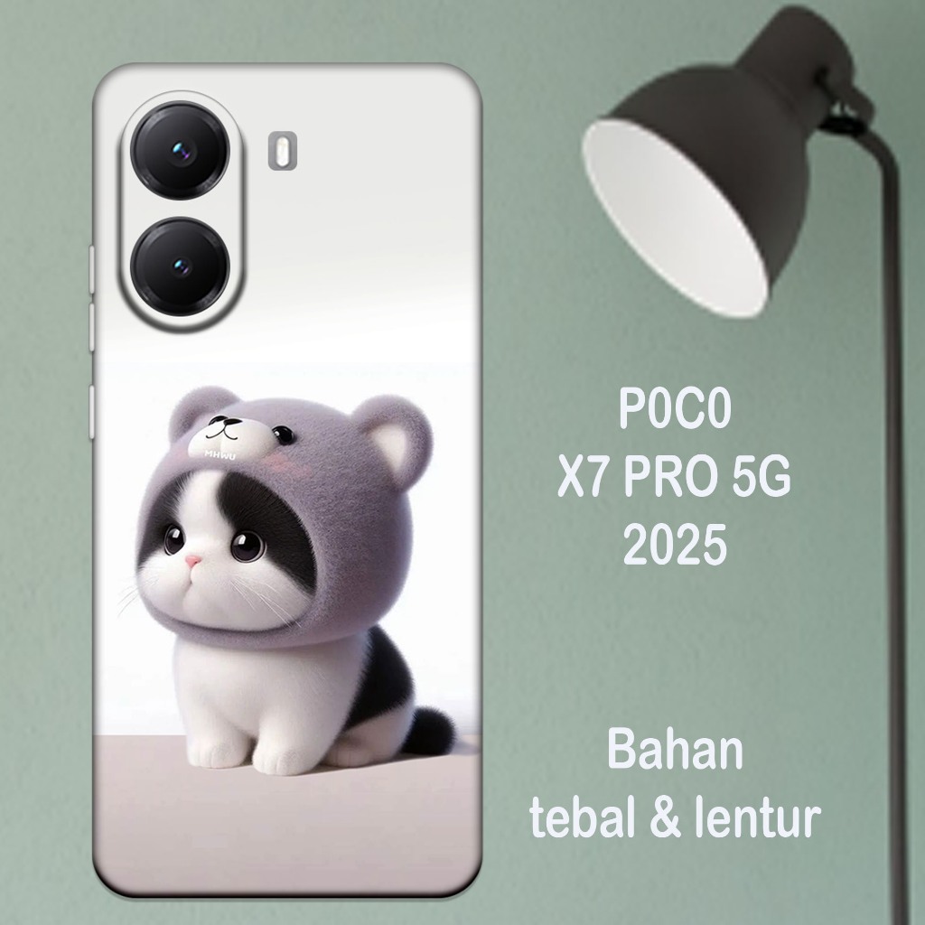 Jual Silikon XIAOMI POCO X7 PRO 5G 2025 Softcase Casing Handphone hitam ...