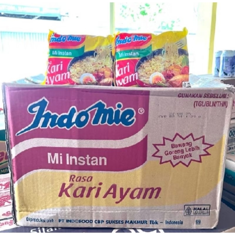 Jual INDOMIE RASA KARI AYAM 1 DUS ISI 40PCS | Shopee Indonesia