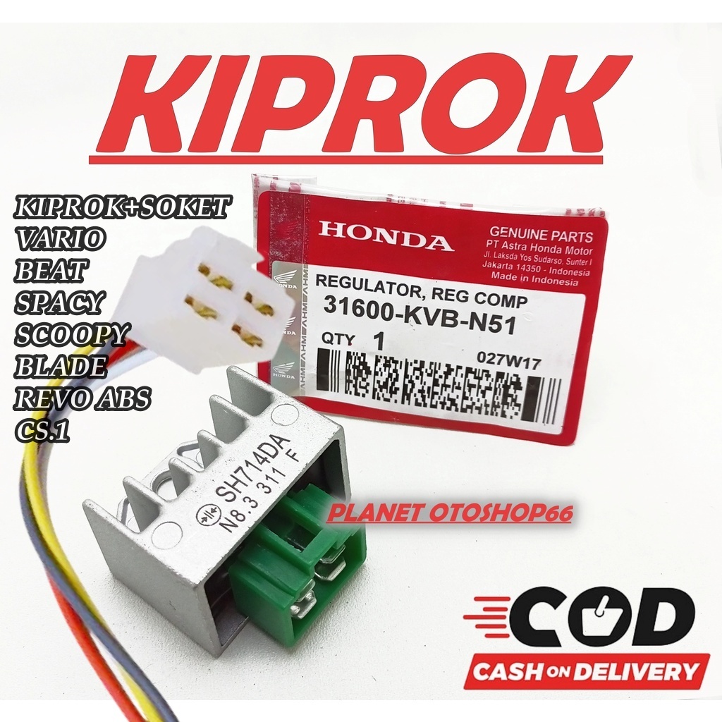 Jual KIPROK + SOKET VARIO 110 TECHNO KARBU / BEAT KARBU / BEAT LAMA ...