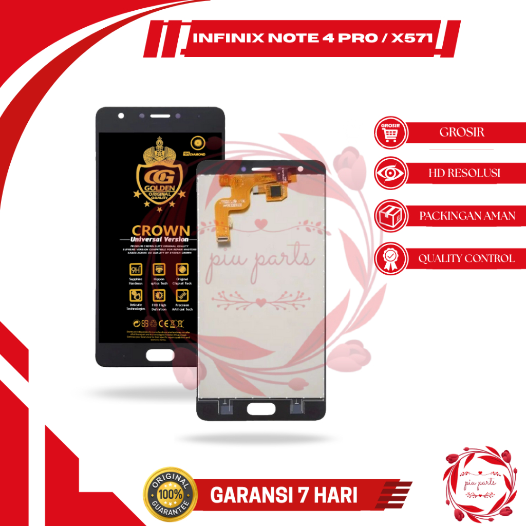 Jual LCD INFINIX NOTE 4 PRO / X571 TOUCHSCREEN FULLSET COMPLETE ...