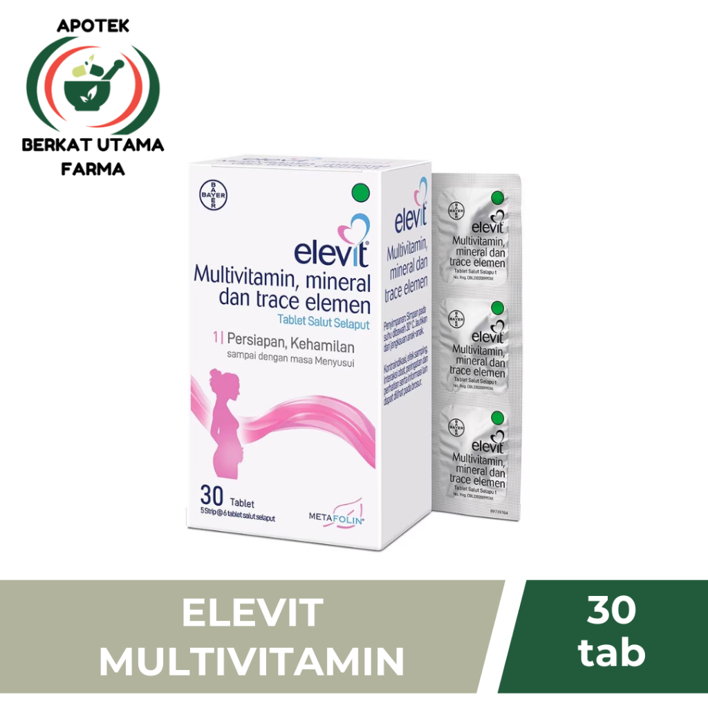 Jual ELEVIT MULTIVITAMIN - 30 TABLET // ED NOVEMBER 2025 | Shopee Indonesia