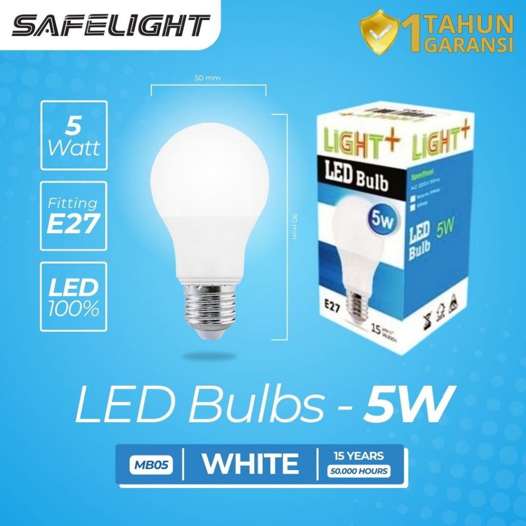 Jual BELI 1 GRATIS 1 LED BULB 5W 10W &15W FITING E27 LAMPU SUPER MURAH ...