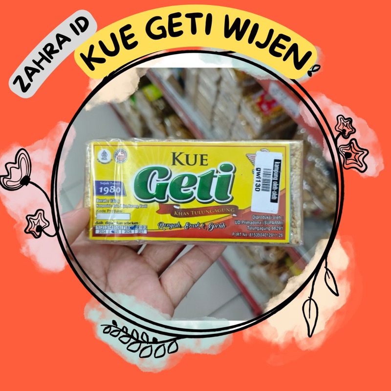 Jual 130GR KUE GETI WIJEN KHAS TULUNGAGUNG (kemasan mini) | Shopee ...
