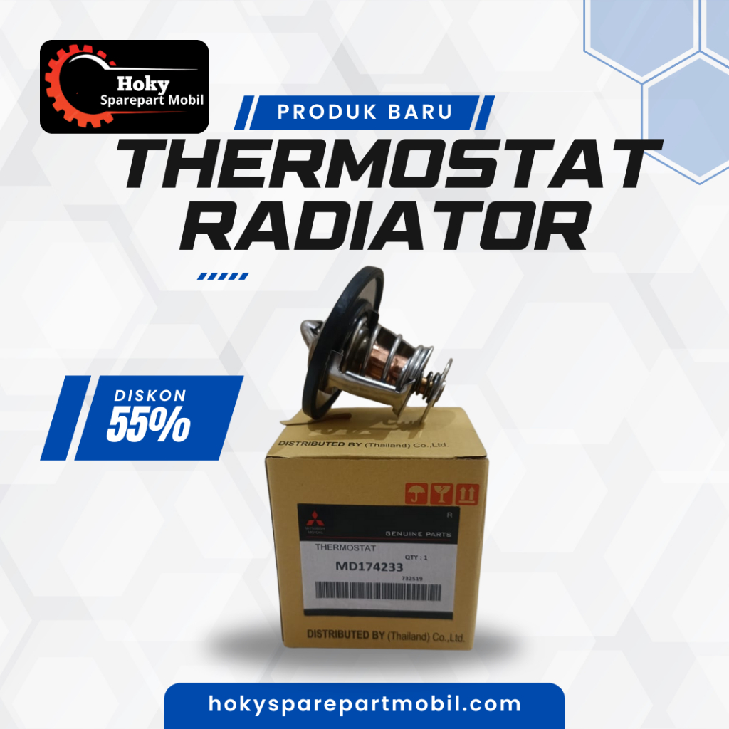 Jual THERMOSTAT RADIATOR TRITON 2.5cc MD174233 ASLI ORIGINAL OEM ...