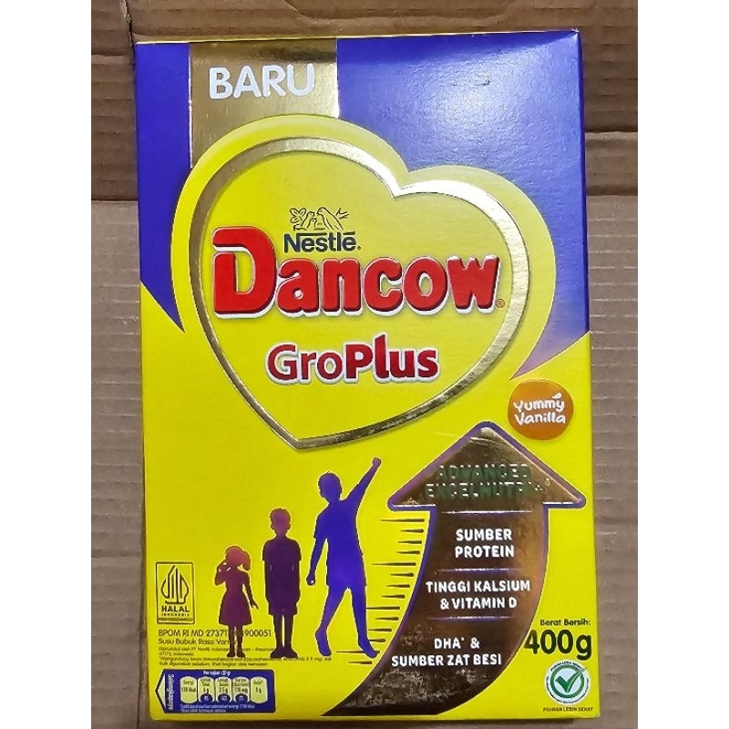 Jual Dancow GroPlus Vanila 400g - Susu Pertumbuhan Anak Usia 1-12 Tahun ...