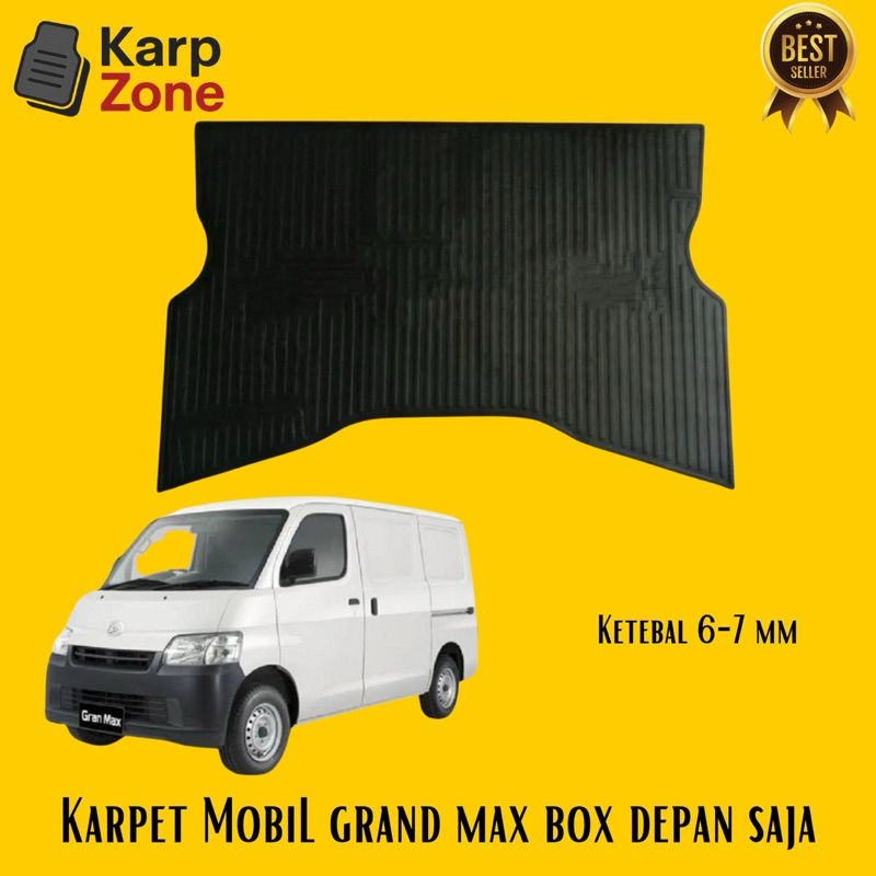 Jual karpet mobil depan Grand max Box alas kaki matras karet mobil ...