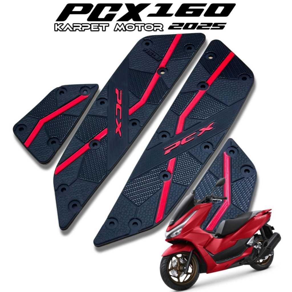 Jual Aksesoris Pcx1 60 Karpet Motor Honda Pcx 160 2025 Bahan Karet Premium Anti Slip | Shopee ...
