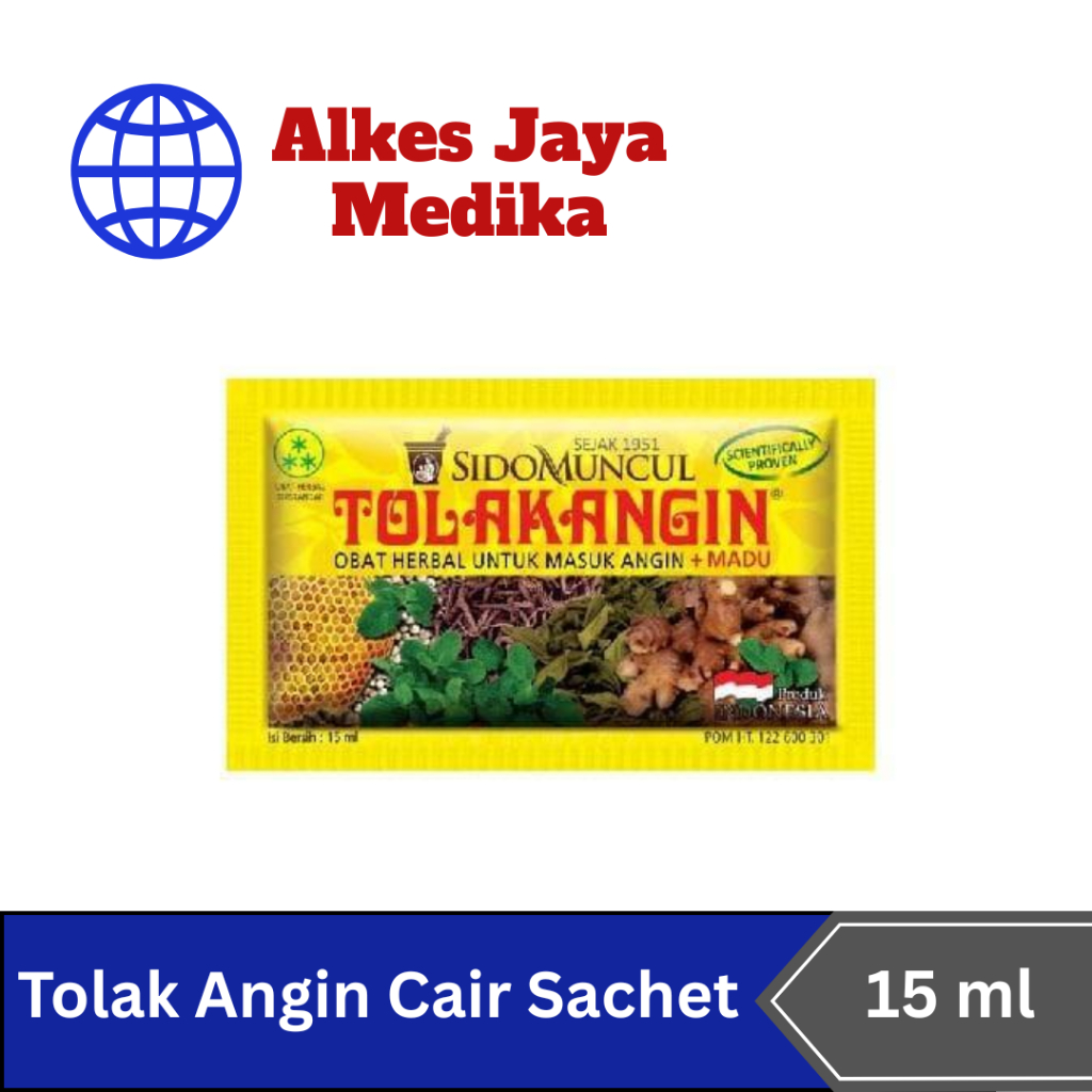 Jual TOLAK ANGIN CAIR PLUS MADU SACHET @15ML - OBAT MASUK ANGIN ...