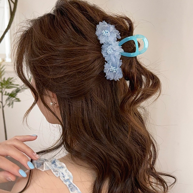 Jual Caliloops Jepit Jedai Rambut Motif Bunga Mawar Wanita Korean Style ...