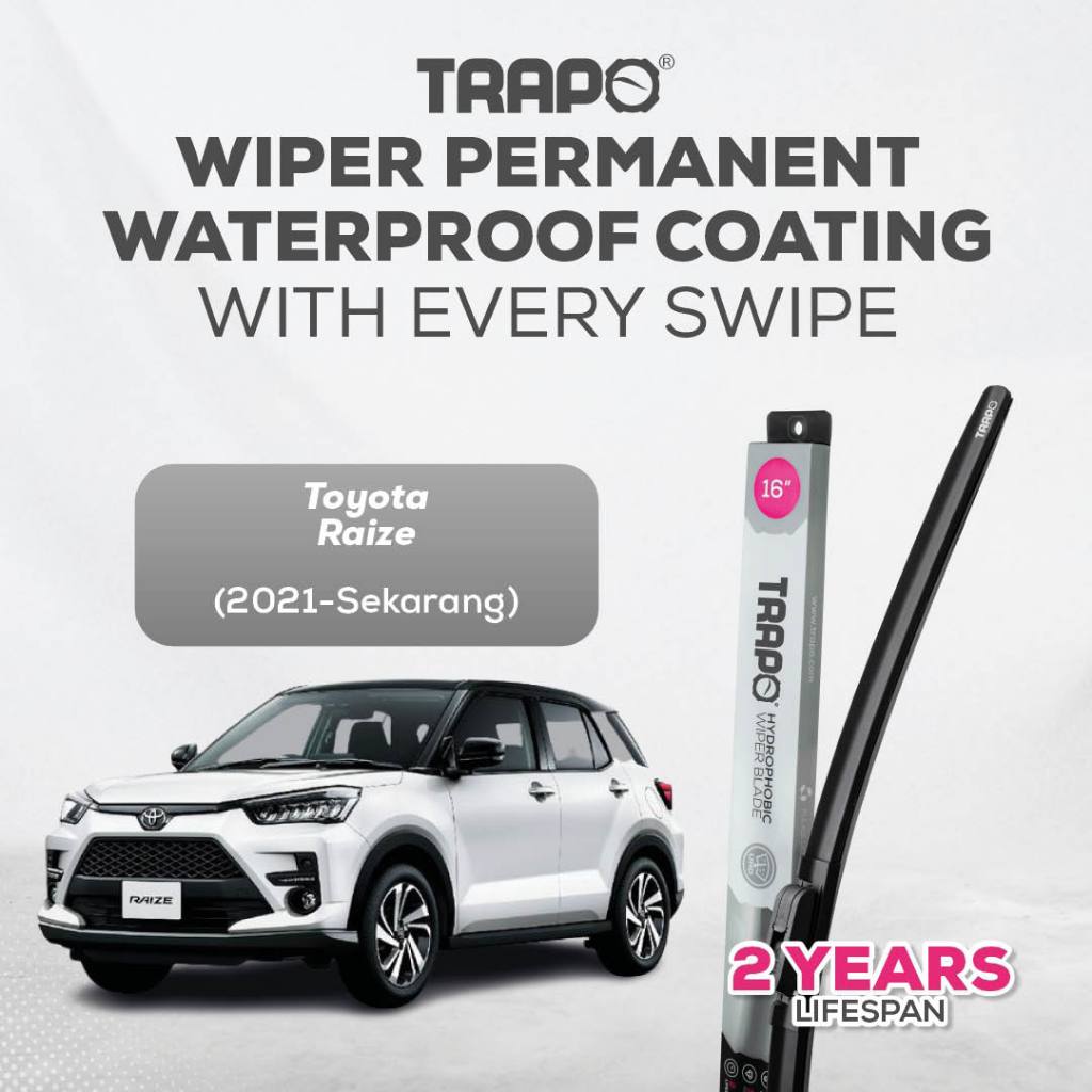 Jual Trapo Hydrophobic Wiper Blade Toyota Raize (2021-Sekarang ...