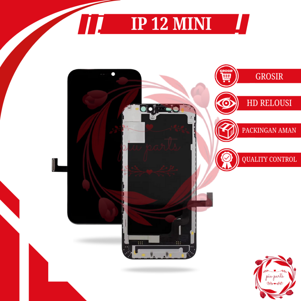 Jual LCD IP 12 MINI FULLHD HD+ TOUCHSCREEN FULLSET COMPLETE ORIGINAL ...
