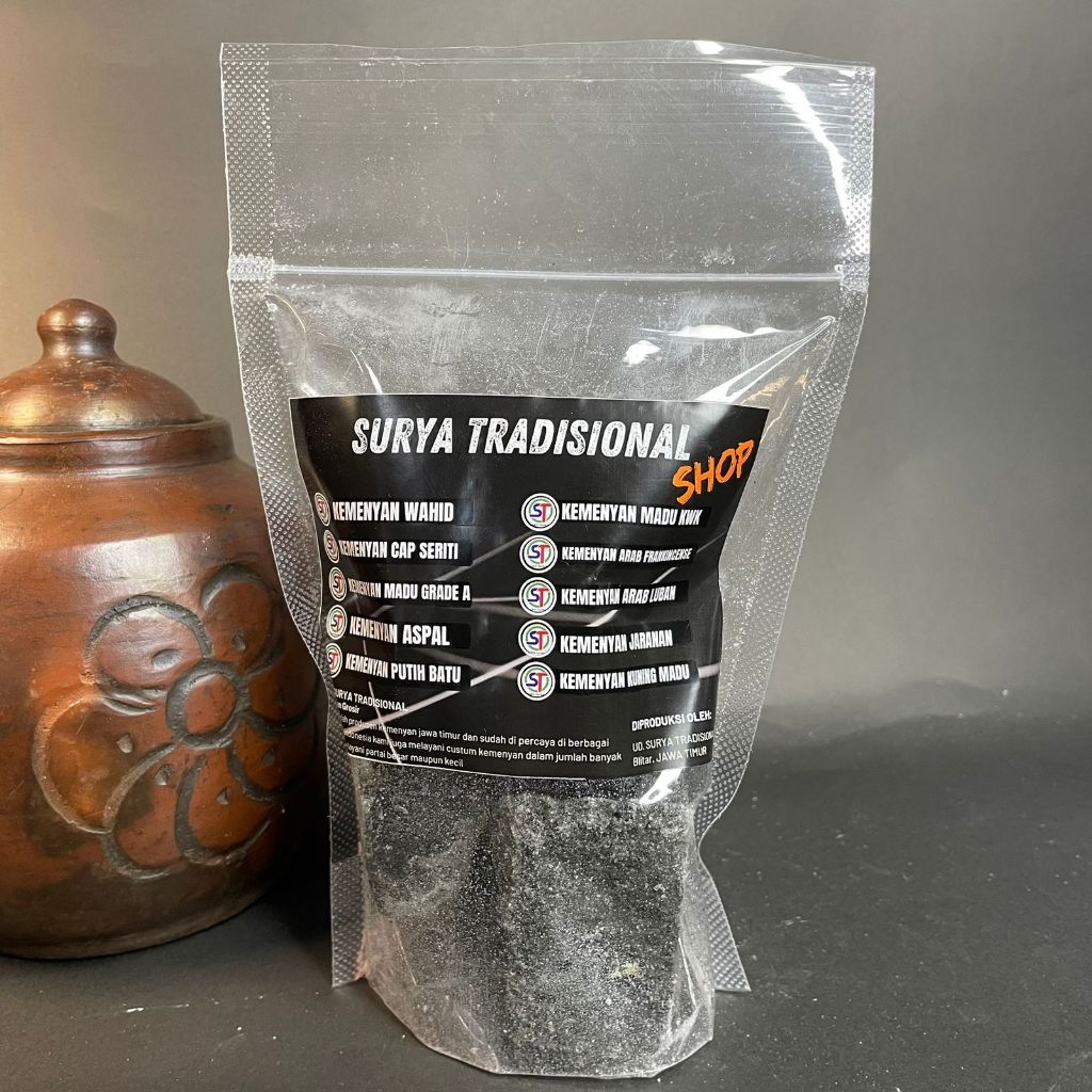 Jual menyan madu hitam aspal original produk harum 200gram ritual ...
