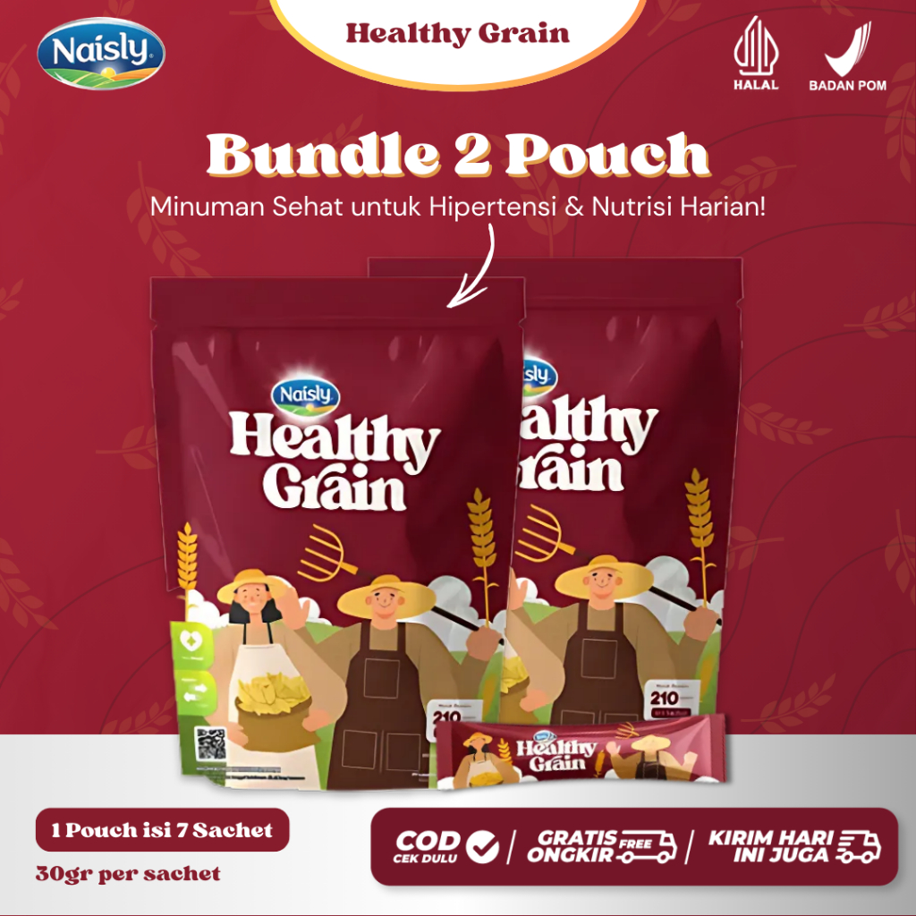 Jual Healthy Grain Minuman Herbal Multigrain untuk Hipertensi & Nutrisi ...