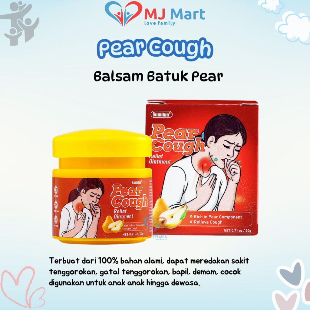 Jual Balsem Batuk Pear / Pear Cough Balsam Bapil / Sakit Tenggorokan ...