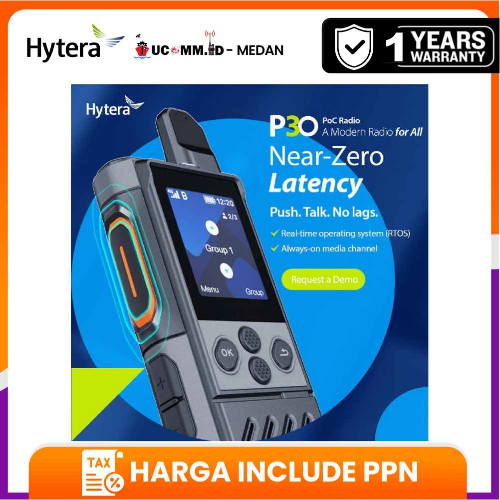 Jual HYTERA P30 P 30 P-30 HT POC Radio Handy Talky GSM LTE Original Garansi Resmi Hytera 1 Tahun ...