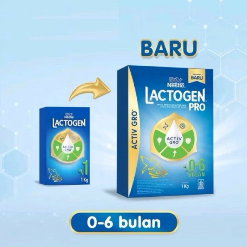 Jual NESTLE LACTOGEN PRO 0-6 Bulan ACTIVE GRO / LACTOGEN 1 1000 gr ...