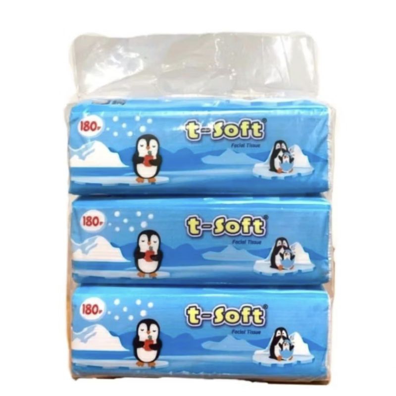 Jual Tisu T-Soft isi 3 / Tisu Facial / Tisu Wajah / Tissue | Shopee ...