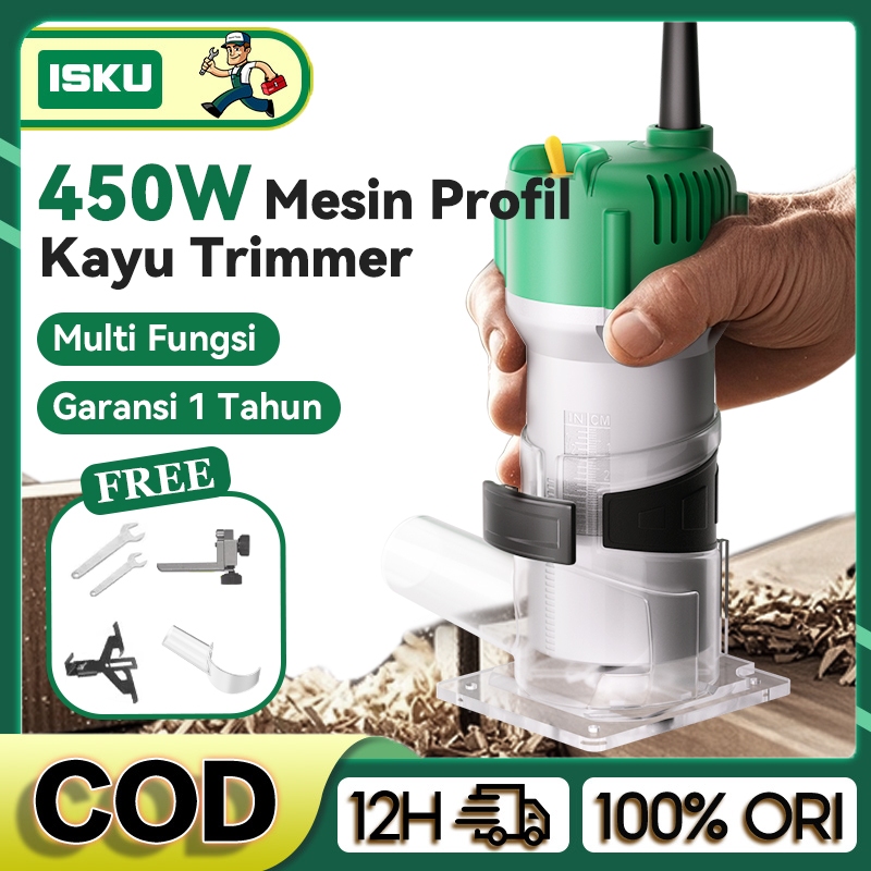 Jual ISKU Trimmer Kayu Mesin Profil Kayu 6.35mm Kayu Mesin Router ...