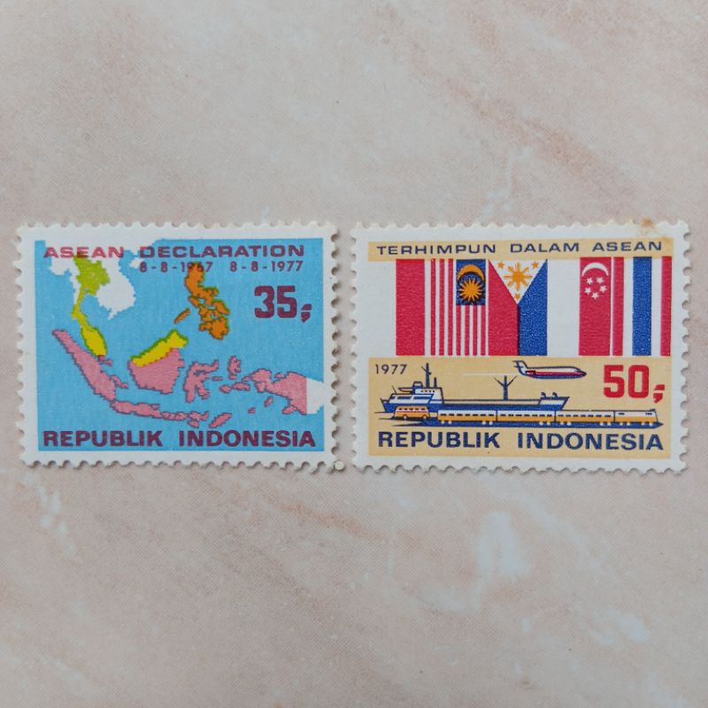 Jual Perangko Prangko Kuno Set Seri HUT Ke-10 ASEAN 1977 Mint - YN2372 ...
