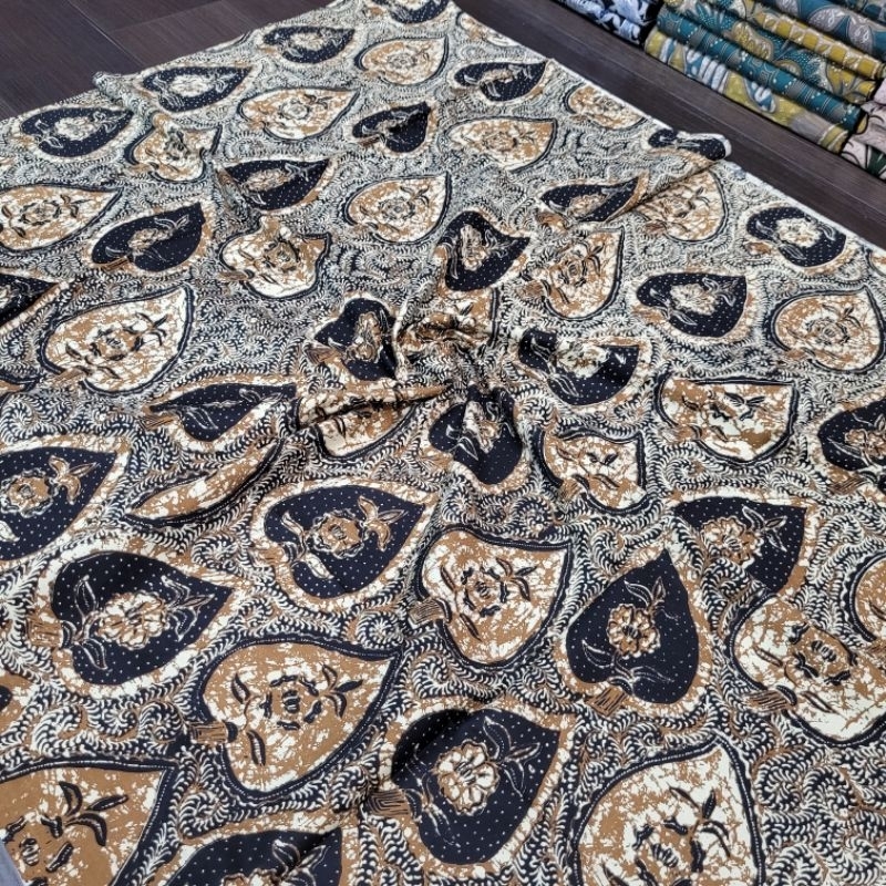 Jual KAIN BATIK INDIGO MOTIF DAUN CINTA | Shopee Indonesia