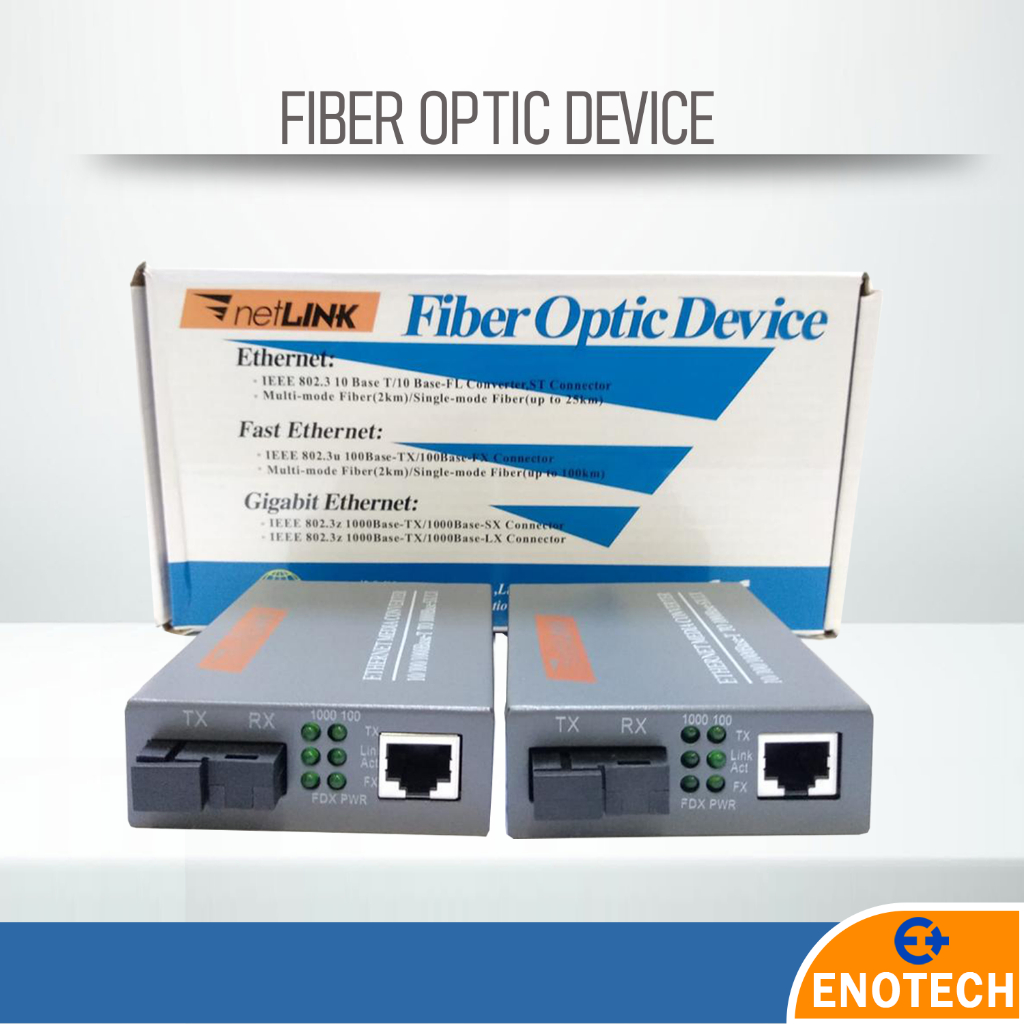 Jual Netlink HTB-GS-03-A/B Gigabit Media Converter Fiber Optic Device ...