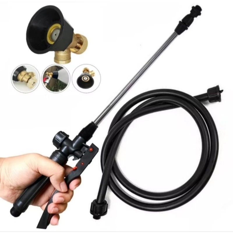 Jual paket lengkap sprayer elektrik set + nozzle spuyer vortec | Shopee ...