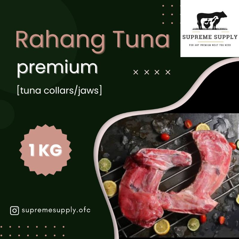 Jual PREMIUM Rahang Ikan Tuna 1 kg | Fresh Halal Organic Toro Collars ...