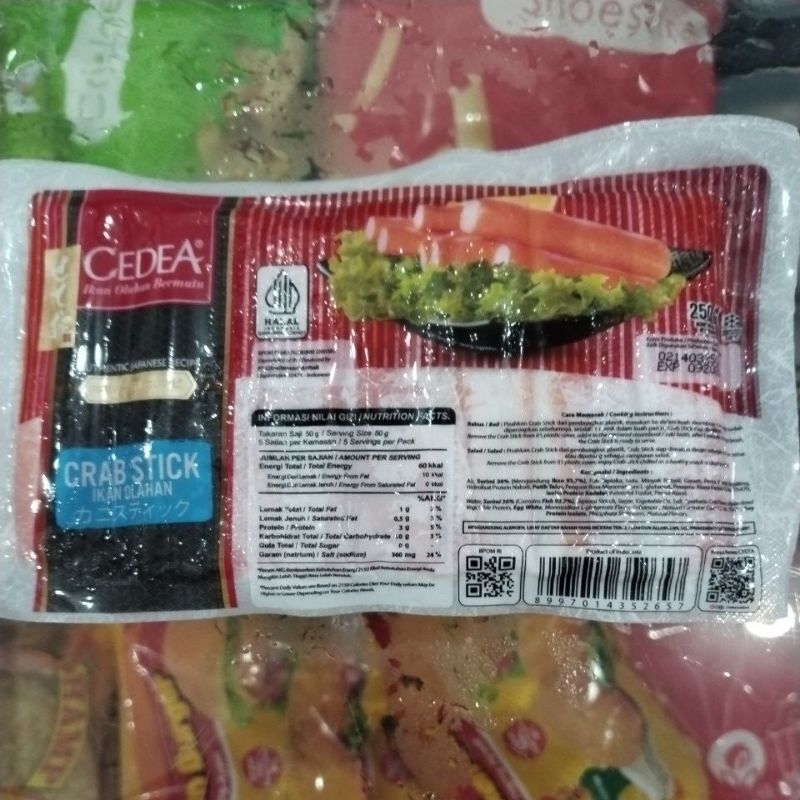 Jual CEDEA CRAB STICK 250GR | Shopee Indonesia