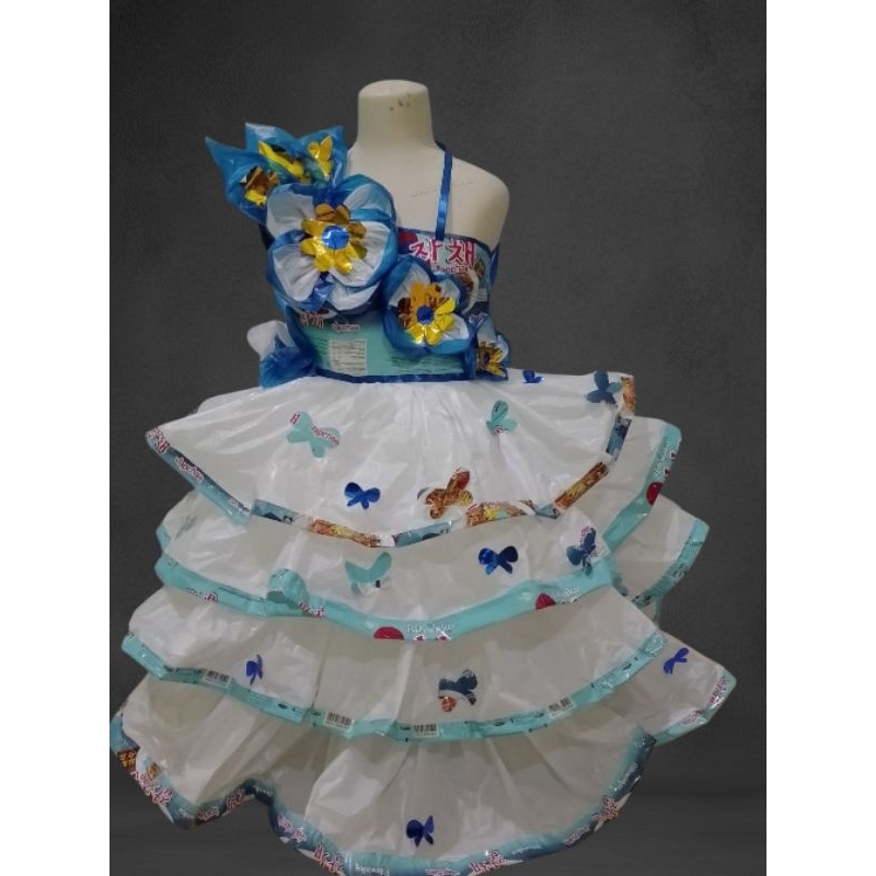 Jual Gaun Daur Ulang Dress mix Kantong Kresek | Shopee Indonesia