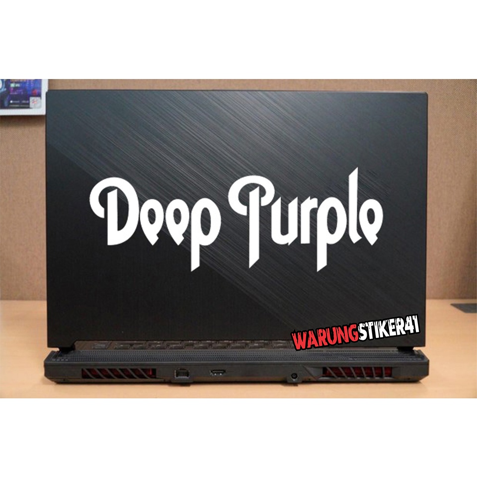 Jual stiker laptop deep purple sticker cutting custom | Shopee Indonesia