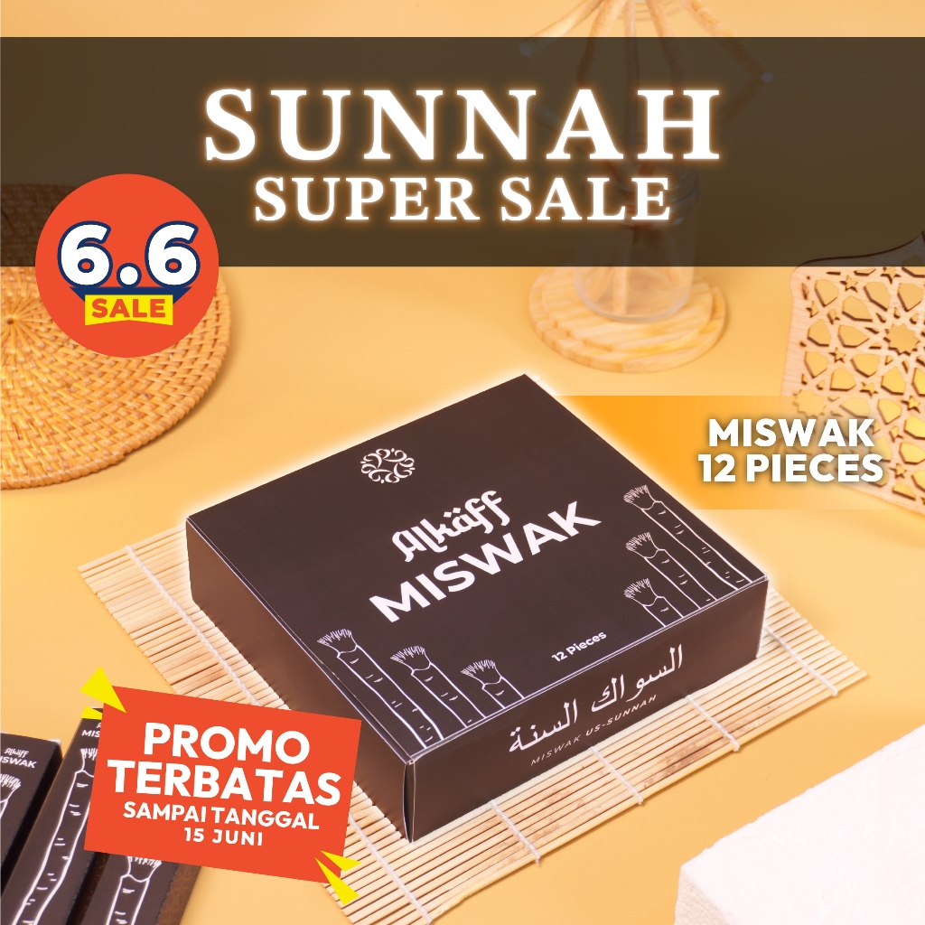 Jual [6.6 SUNNAH SUPER SALE] - ALKAFF MISWAK 1 LUSIN / 12 PCS - PROMO HINGGA 15 JUNI 2025 ...
